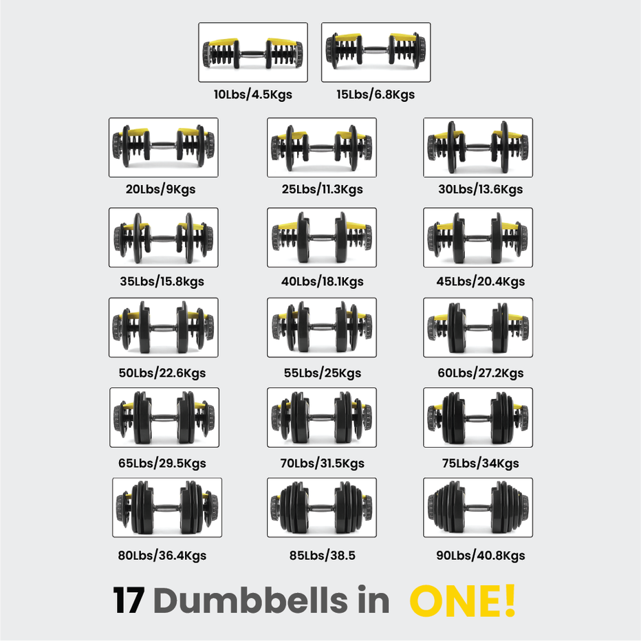 Adjustable Dumbbells Collection: Buy Premium Adjustable Dumbbells Set ...