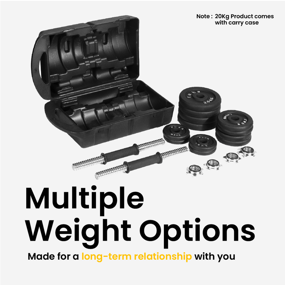 Adjustable Dumbbell Kits (10kg|20kg|50kg) – thecubeclub