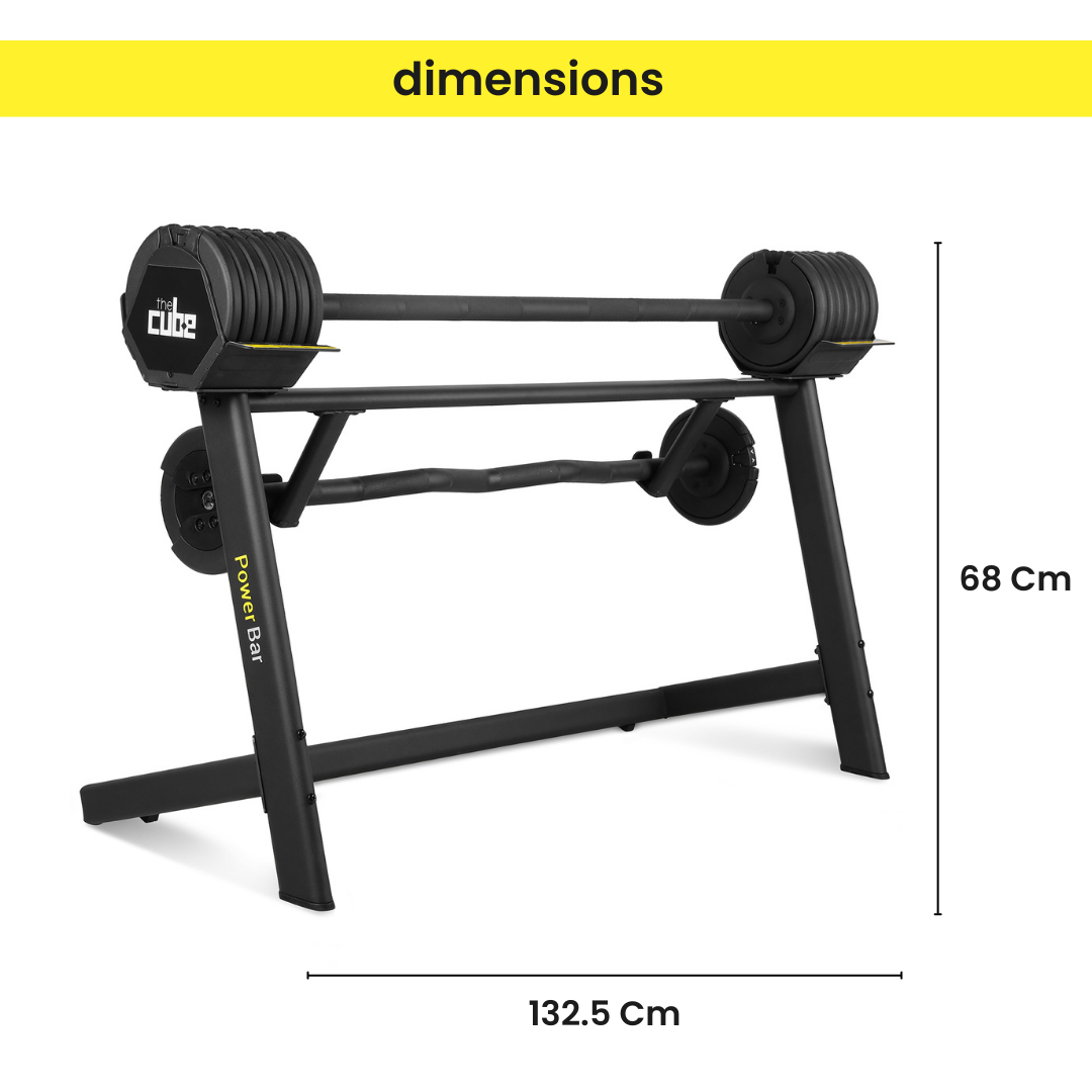 powerbar pro | all-in-one workout barbell with stand#N#– thecubeclub